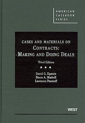 Cases and Materials on Contracts : Making and Doing Deals by Bruce A ...
