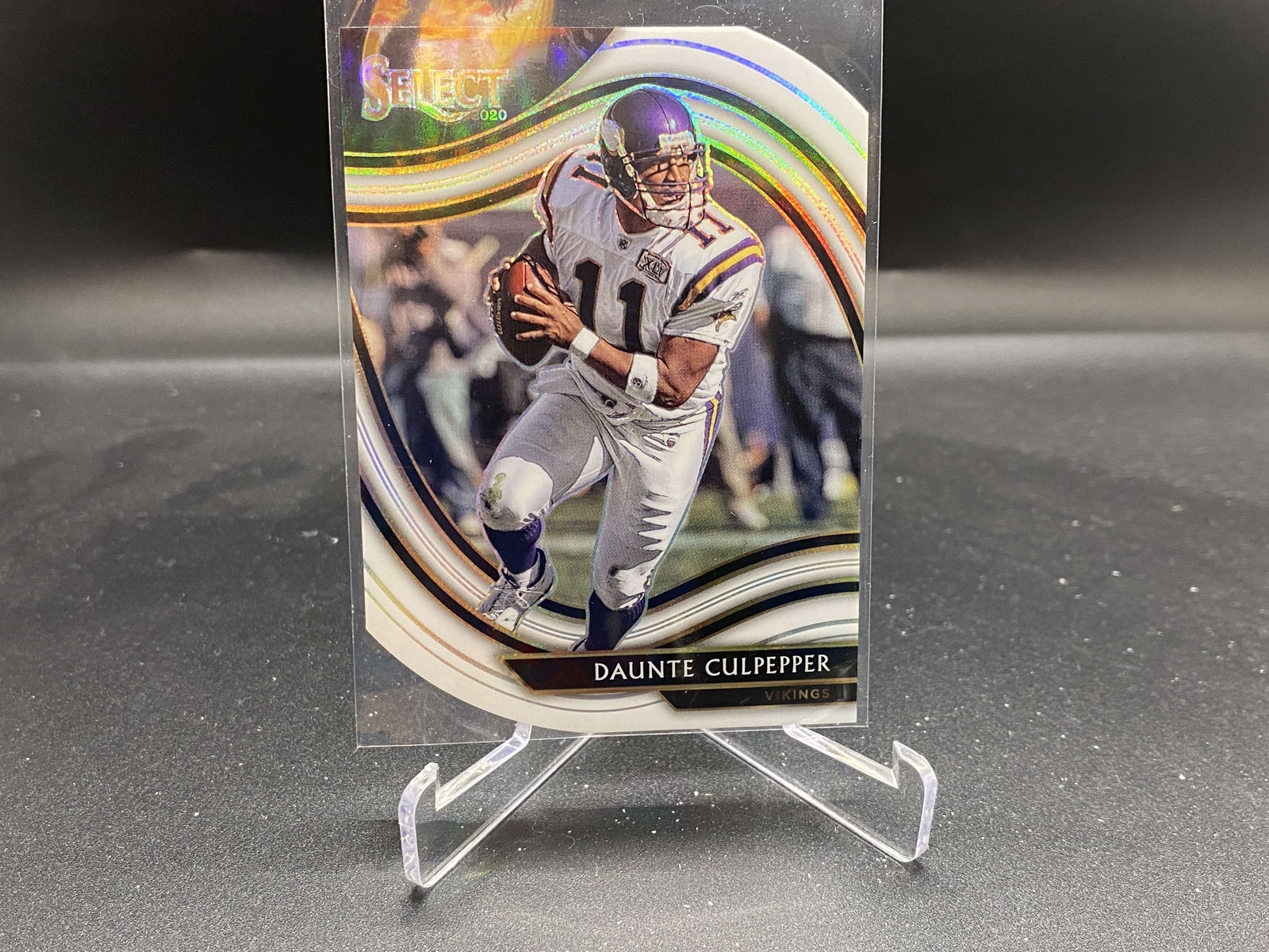 Daunte Culpepper 2020 Select Field Level White Die Cut Prizm #342 ...