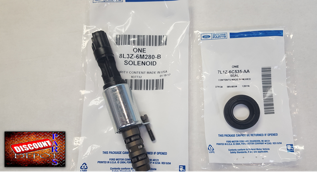 Set of 2 Genuine Ford 2007 2010 5.4l 3v VCT Solenoid & Seals F150 Super ...