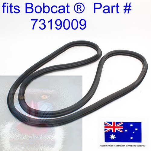 fits Bobcat Cabin Front Door Glass Outer Rubber Seal 7319009 T62 T64 ...
