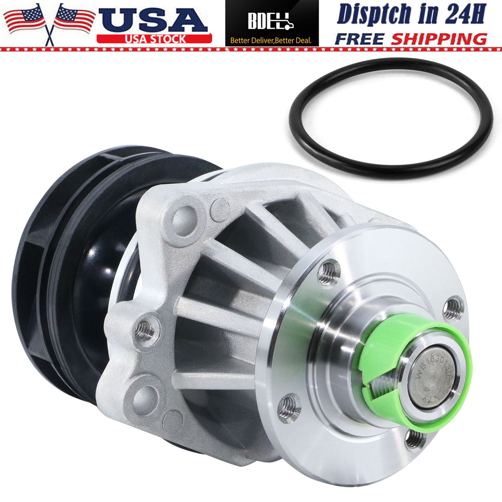 Water Pump Engine Fits BMW 3 5 X3 X5 Z3 Z4 M52 M54 S52 S54 Series 2.5L ...