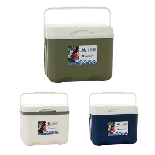 6L Insulated Cooler Food & Beverage Ice Box Outdoor Sports Camping ...