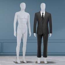 Male Full Body Realistic Plastic Mannequin with Metal Base for sale ...