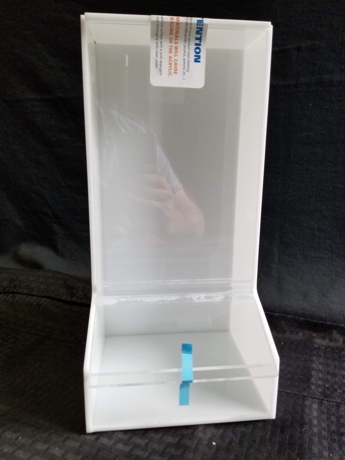 Laboratory Acrylic Plastic Micro Tube Dispenser Storage Box 7" x 6.5" x ...