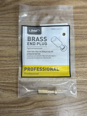 ORBIT - BRASS END PLUG - PN92420L 15 rB | eBay