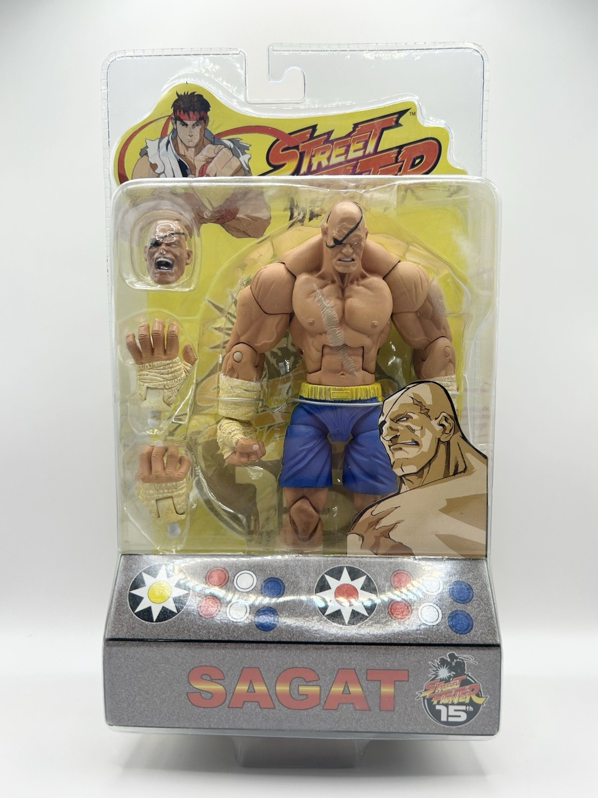 Sota Toys Street Fighter II Sagat Action Figure New Capcom Video Game ...