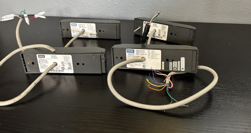 Lot of 4 - HID 5365EGP00 MiniProx 5365 Mullion Smart Card Reader GREY ...
