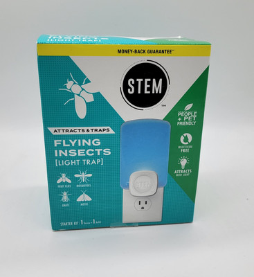 STEM Flying Insect Light Fly Trap Starter Kit - 1 Unit + 1 Refill | eBay