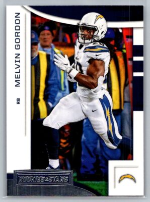 2018 Panini Rookies & Stars #46 Melvin Gordon Los Angeles Chargers ...