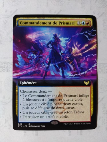 MAGIC MTG - VF Commandement de Prismari / Prismari Command, Strixhaven, Ext Art | eBay