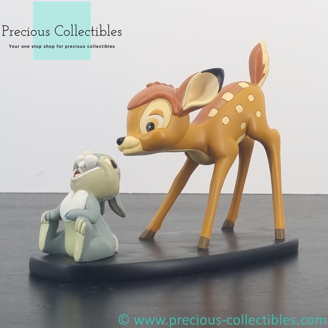 Extremely Rare! Vintage Bambi with Thumper statue. Walt Disney ...