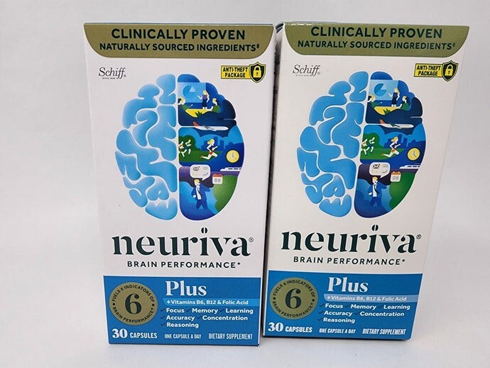 Lot Of 2 Neuriva Brain Health Plus 30(x2) Capsules | eBay
