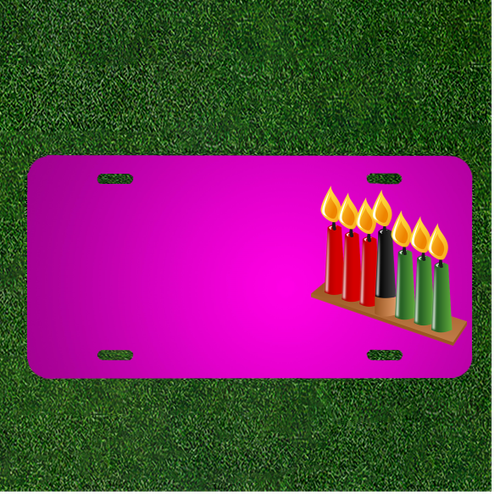 Custom Personalized Car License Plate With Add Names To Candles Light ...