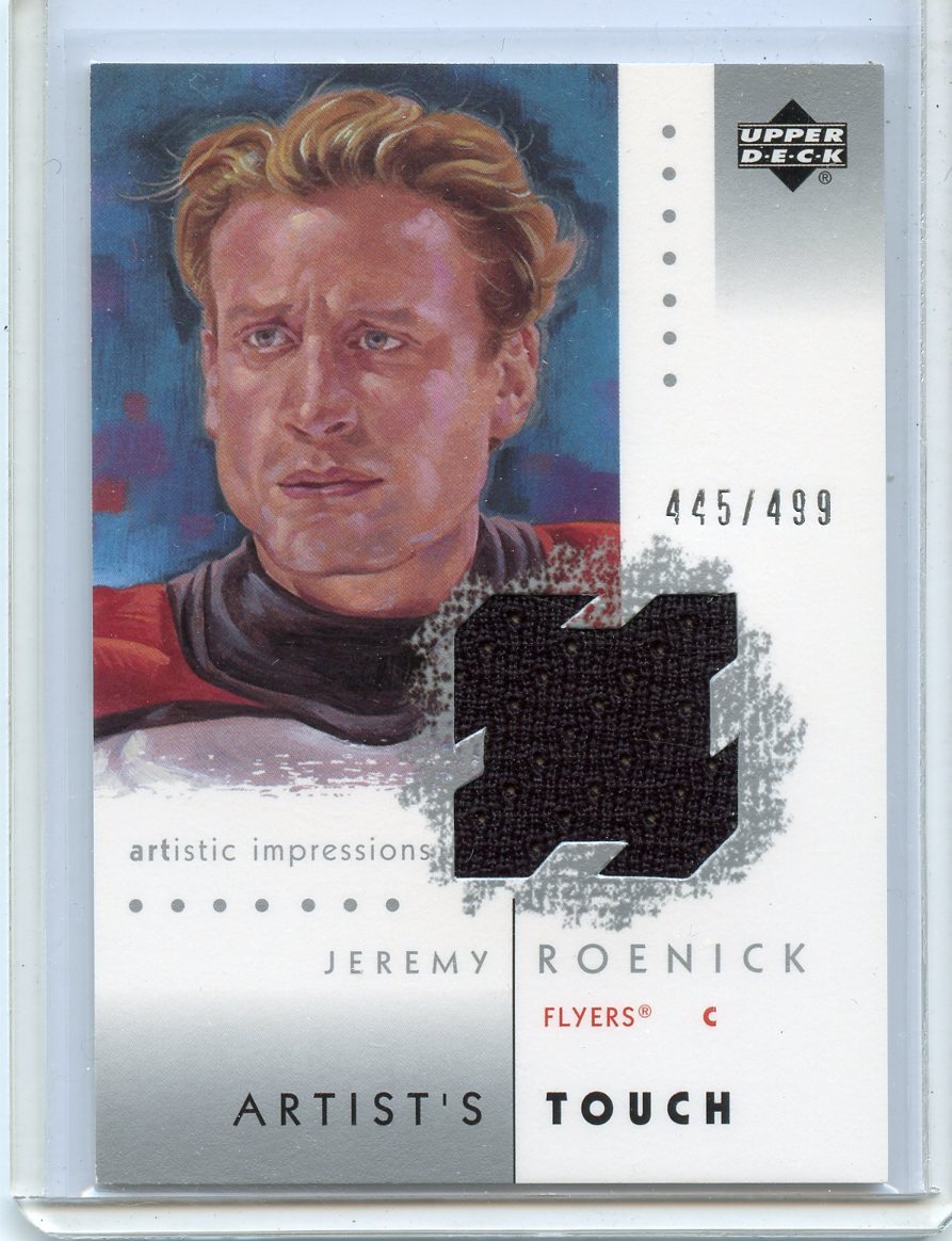 2002-03 Upper Deck Artistic Impressions - Artist's Touch Jerseys Jeremy ...