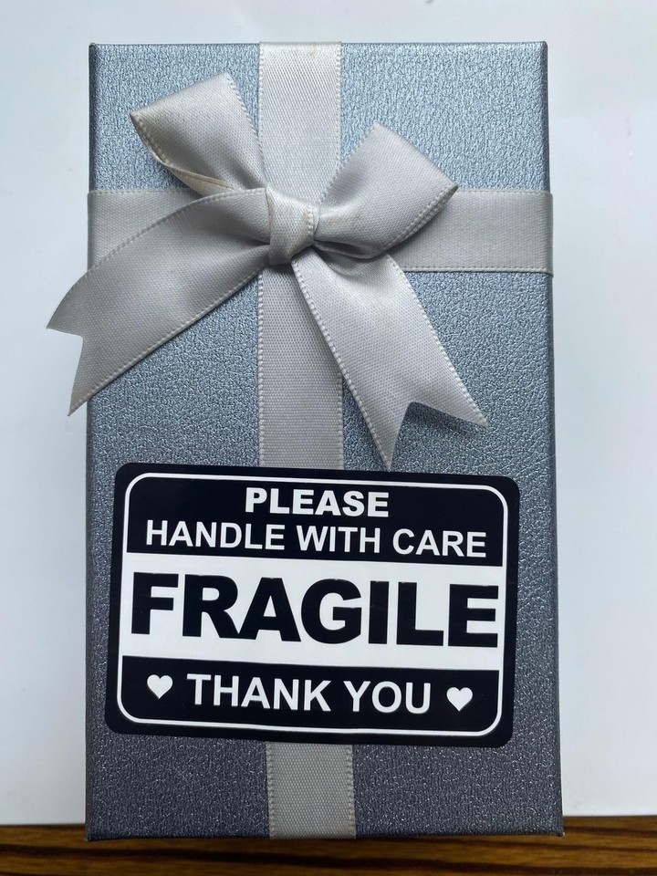 2x3'' inch 200PCS Black White Fragile Handle with Love Labels Stickers ...