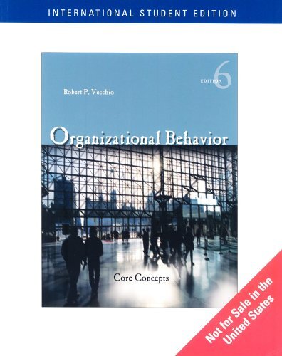 Organizational Behavior By Robert Vecchio | eBay