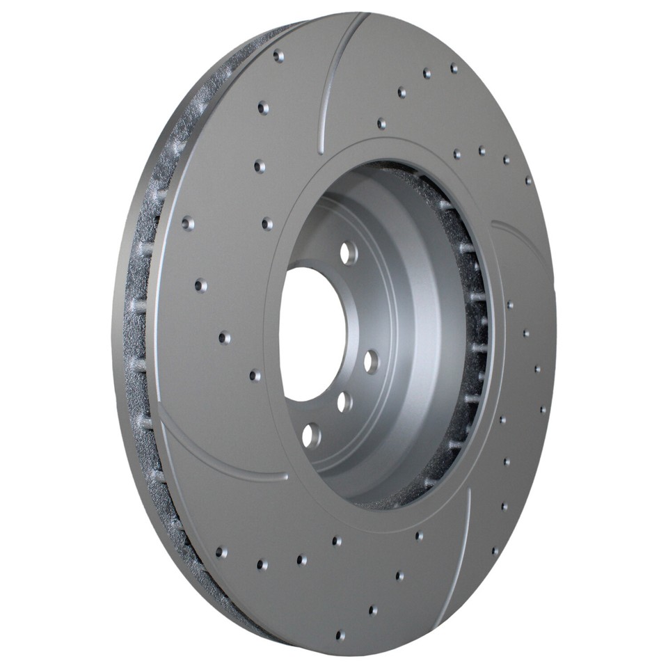 Front Brake Kit 348mm Drilled Rotors Bosch Semi-Metallic Pad For BMW ...