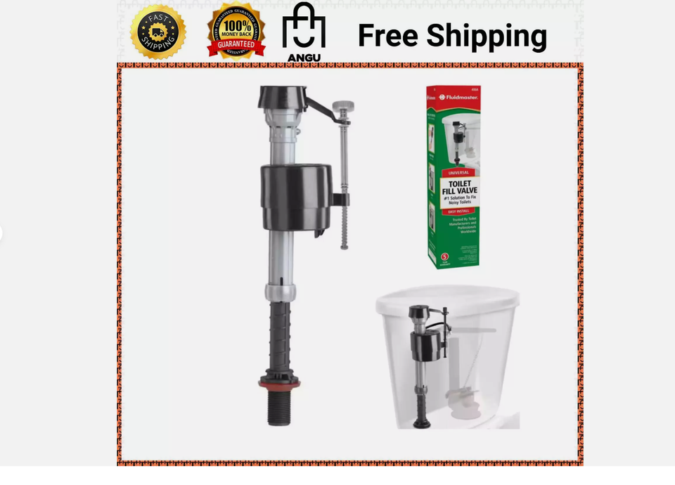 Fluidmaster 400A Universal Toilet Fill Valve 9" to 14" Fix Noisy Slow ...