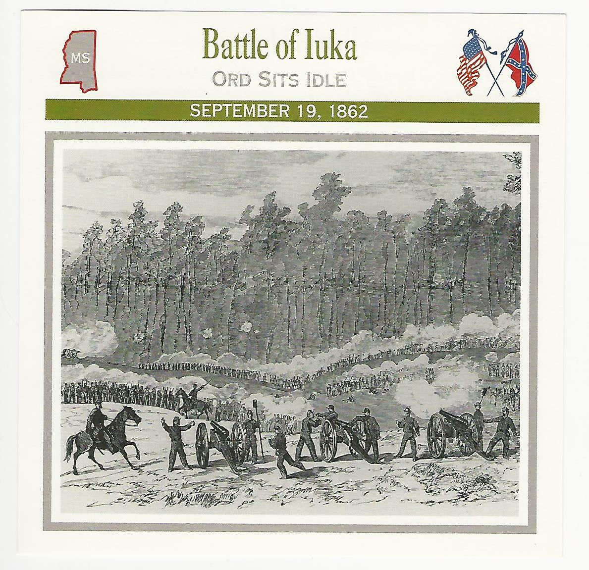 1995 Atlas, Civil War Cards, #74.04 Battle of Iuka | eBay