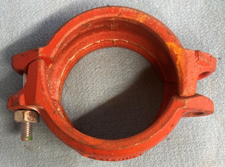 VICTAULIC FIRELOCK EZ COUPLING, 3"/88.9, STYLE 009N, **MISSING 1 BOLT ...
