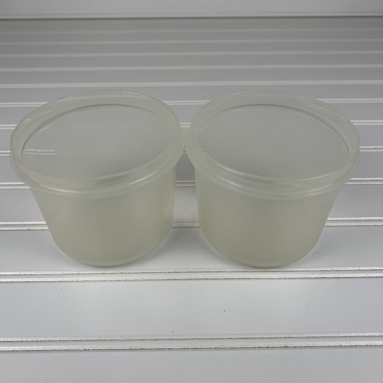 Lot Of 2 Clear/Opaque Containers Tupperware 1493-3 & 1493-7, No Lids | eBay