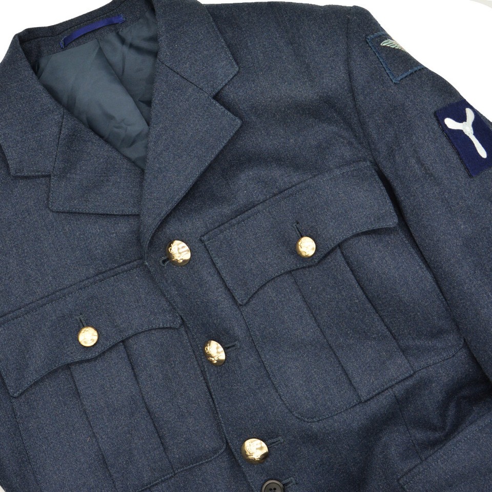 British RAF No 1 Royal Air Force Dress Uniform Army Jacket Tunic Blue ...