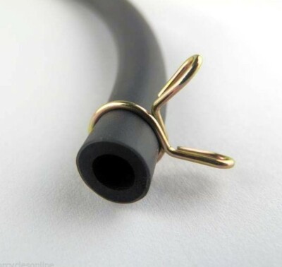 Classic Car Fuel Oil Pipe Hose Line Translucent Or Black With Clips You ...