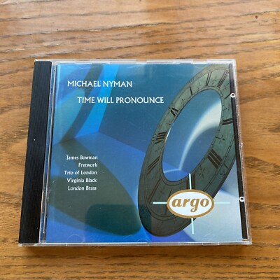 MICHAEL NYMAN - Time Will Pronounce - Argo CD - John Cage | eBay