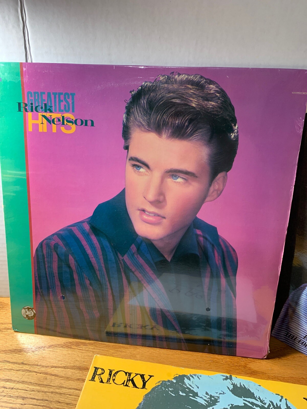 USED LP VINYL RECORD LOT: RIck Nelson - Greatest Hits (NEW)/ Singles ...
