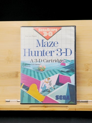 MAZE HUNTER 3-D - SEGA MASTER SYSTEM - 1988 - COMPLETE IN BOX - CIB | eBay
