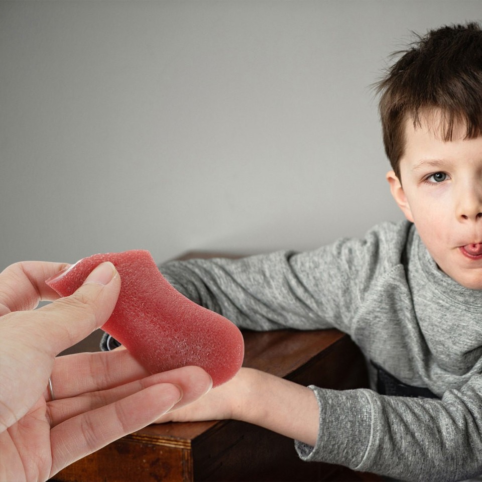 10pcs Sticky Tongue Prop April Fools' Day Prop Simulated Tongue Prank ...