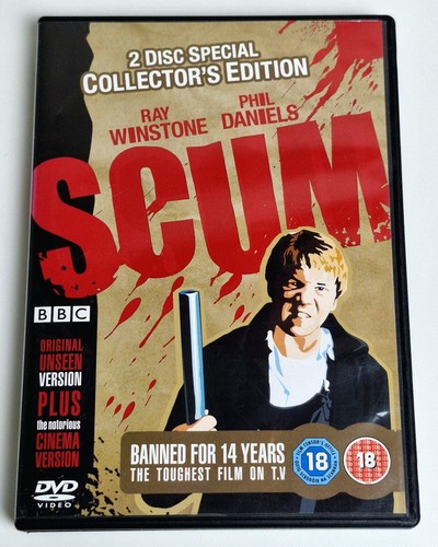 SCUM (DVD, 1977 BBC & Uncut Version) 2 Disc Special Collector Edition ...