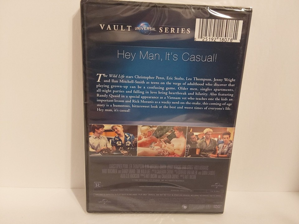 The Wild Life DVD Christopher Penn, Eric Stoltz Soundtrck by Eddie Van ...