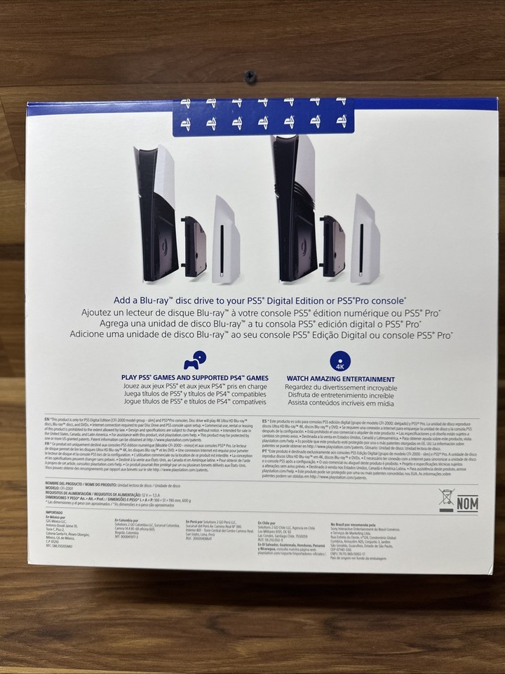 PS5 Slim / PS5 Pro Blu-ray Disc Drive - Brand New - PlayStation 5 ...