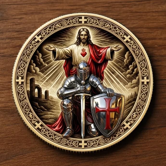 A Man of Faith-A Warrior of Christ Commemorative Coin,Jesus Challenge ...