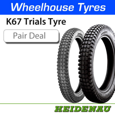 Heidenau K67 Classic Trials T/T Tyre Pair Deal | eBay UK