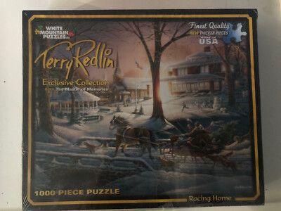 Terry Redlin "Racing Home" 1000 Piece Puzzle Exclusive Collection New ...