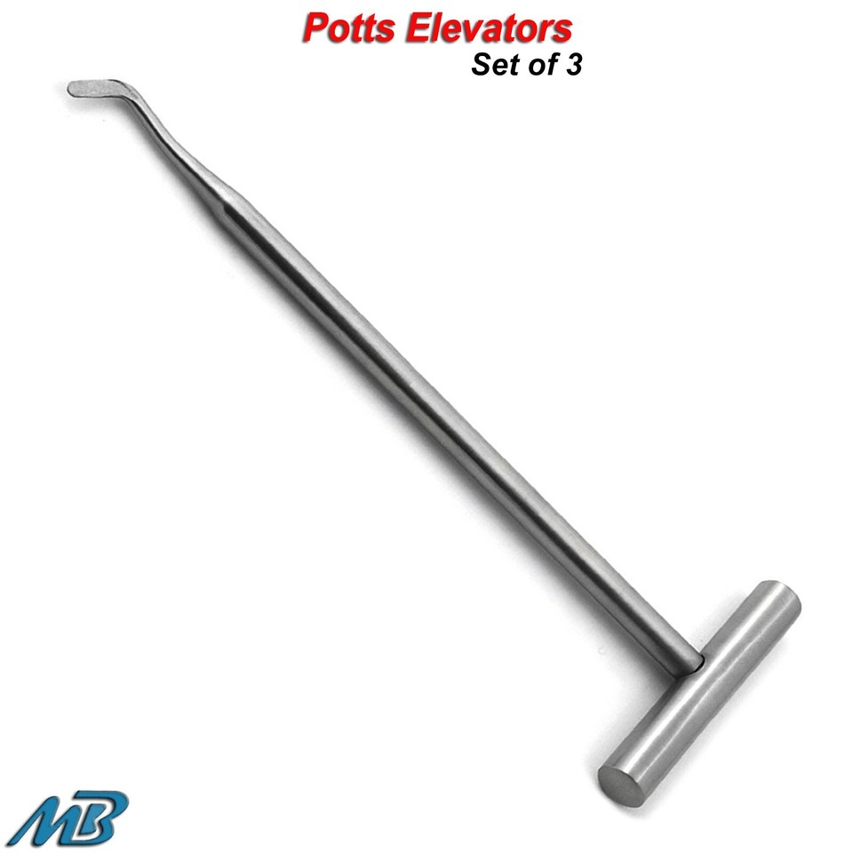 Potts Elevators Dental Tooth Extraction Surgery Tools Surgical ...