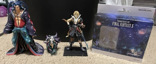 Final Fantasy X Lot! Tidus, Seymour, Yunalesca + TCG Starter Deck ...