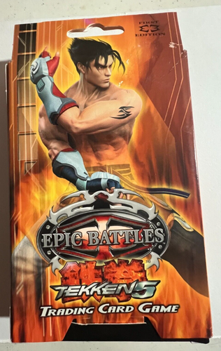 Tekken 5 ~~Epic Battles Trading Card Game Starter Set TCG - 60 Cards ...