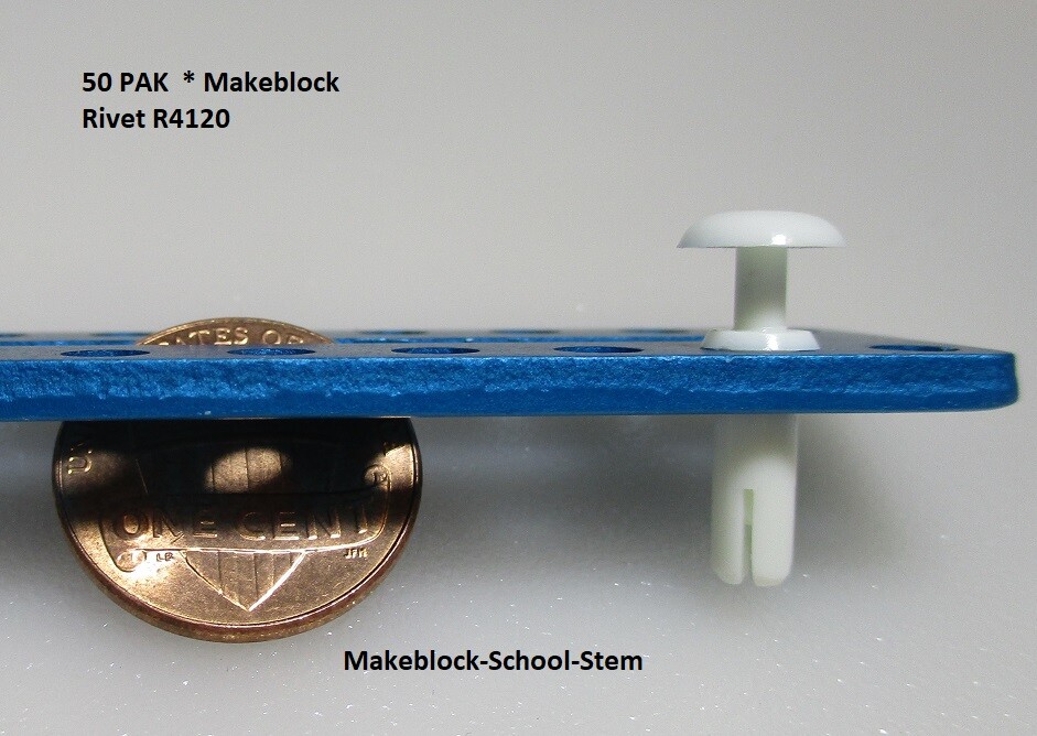 50 PAK * Makeblock Plastic Rivet R4120 | eBay