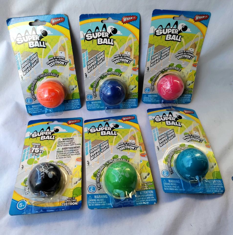 VTG WHAM-O Original SuperBall Whamo Bouncing BALL Zectron Rubber Sz 1.5 ...