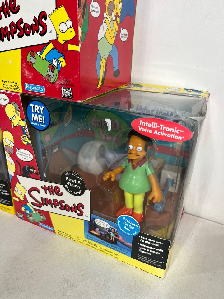 Simpsons World of Springfield 3-Lot Town Hall Police Station Bowl-A ...