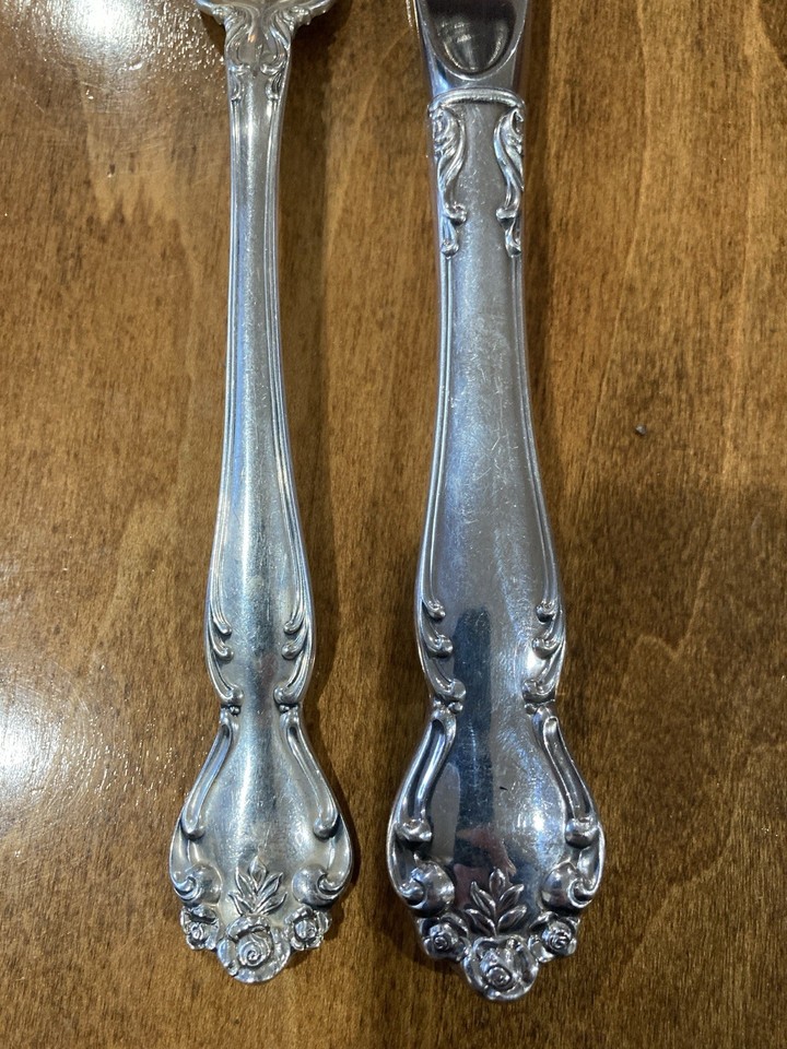 Gorham Sterling Silver Flatware Set Secret Garden Pattern (67 Pieces ...