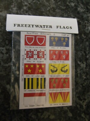 13th/14th Scottish Banners 2 Freezywater Flagsheet | eBay UK
