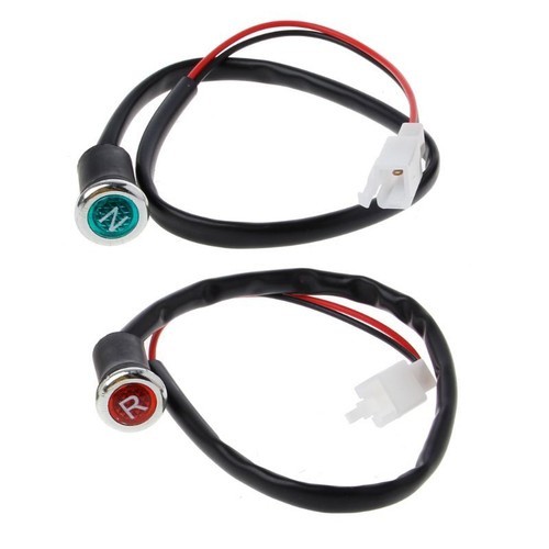 2Pcs Universal Motorcycle Neutral Indicator N/R Light for 50cc 110cc ...