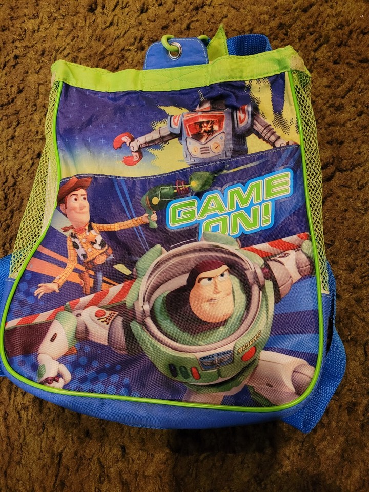 Disney Toy Story Backpack School Kids Boys Travel Book Bag BUZZ ...