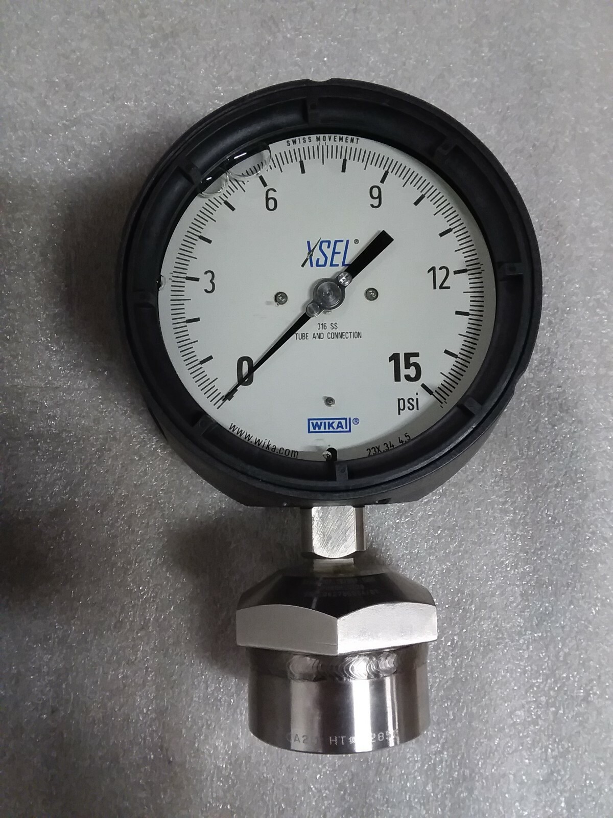 Wika Alloy 20 Metallurgy / Carpenter Diaphragm 990.TB/MWP:2500 DPHRGM ...