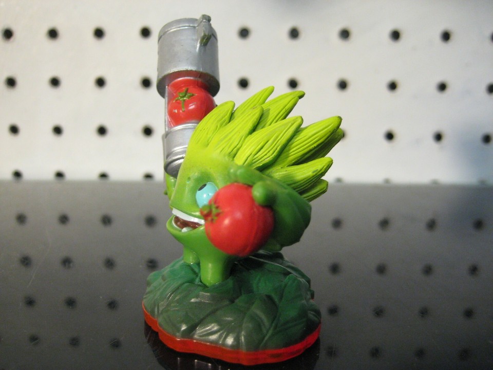 Food Fight Skylanders Trap Team Activision Green Tomato Gun Guy Figure ...