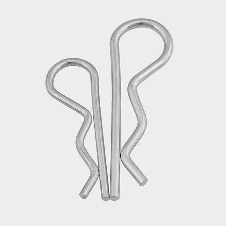 M1 M1.2 M2-M5 Zinc Plated R Pins Shaft Retaining Clips Hair Spring ...